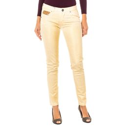 La Martina Stretchhose mit Glanzeffekt und schmal geschnittenem Saum HWT012 woman