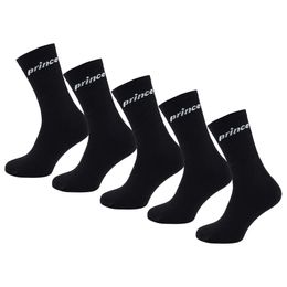 Prince Tennis 5er-Pack schwarze Herrensocken