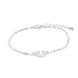 Luxenter Armband mit Silberfinish &ndash; Alphabet