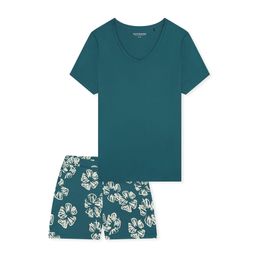 Schiesser Damen Pyjama ModernSchlafanzug, Pyjama Set, Nachtw&auml;sche