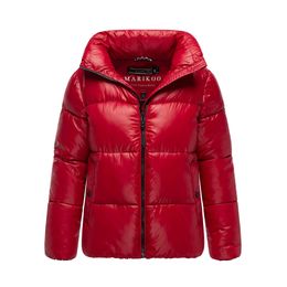 Marikoo Damen Winterjacke Hazalee im Puffer-Stil mit gl&auml;nzender Optik