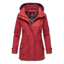 Marikoo leichte Damen &Uuml;bergangsjacke mit abnehmbarer Kapuze