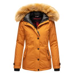 Navahoo Damen Winterjacke Laura &ndash; Warm, Stylisch & Mit Abnehmbarem Kunstfellkragen