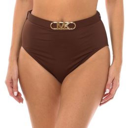 Michael Kors Damen-Bikini-H&ouml;schen mit hoher Taille MM1N025
