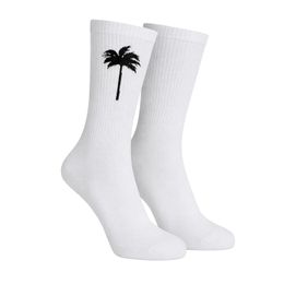 Palm Angels Herren Lange Baumwollsocken PMRA001S22FAB0050110