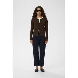 Inwear Strickpullover YenahIW Strickpullover Gerade Passform brown