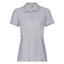 Fruit of the Loom - "Premium" Poloshirt f&uuml;r Damen kurz&auml;rmlig (Athletic Grau)
