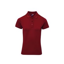 Premier - Poloshirt f&uuml;r Damen (Burgunderrot)