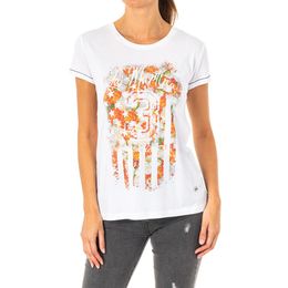 La Martina Damen T-Shirt mit kurzen &Auml;rmeln und Rundhalsausschnitt LWR309