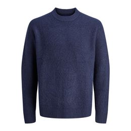 Jack & Jones Jack & Jones Pullover York Ollie Strick Rundhals Blau