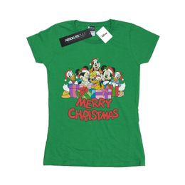 Disney - "Mickey Mouse and Friends" T-Shirt f&uuml;r Damen (Irisch-Gr&uuml;n)