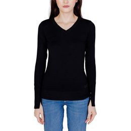 Guess V-Ausschnitt Strickpullover mit langen &Auml;rmeln