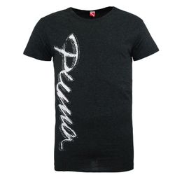 Puma Womens Oversize Kurz&auml;rmel-T-Shirt Grafik Tee Charcoal 822354 02 S