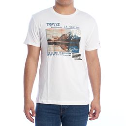 La Martina Kurzarm-T-Shirt mit normaler Passform YMR312-JS206 Herren