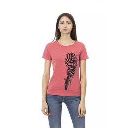 Zebra Grafik T-Shirt mit kurzen &Auml;rmeln