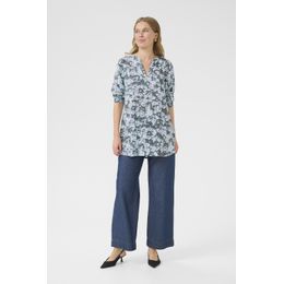 Kaffe Tunika Regular fit blue white