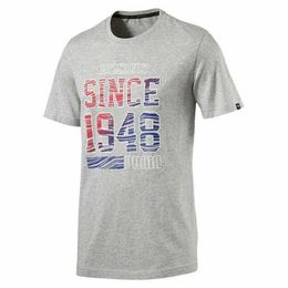 Puma Fun Summer 1948 Drycell Grey Regular Fit Herren T-Shirt 836592 04