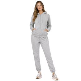 Kruze | Damen Zip-Up Hoodie Trainingsanzug Set