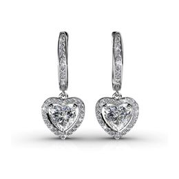 Only Love Ohrringe - Silber und Kristall