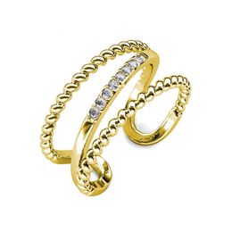 Irving Ring - Gold und Kristall