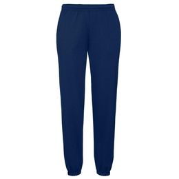 Fruit of the Loom Klassische elastische Herren-Jogginghose (Navy)
