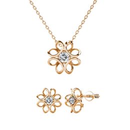 Narzissen-Sets &ndash; Ros&eacute;gold und Kristall