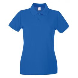 Fruit of the Loom - Poloshirt f&uuml;r Damen kurz&auml;rmlig (Kobalt)