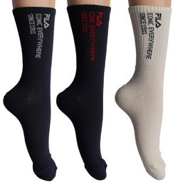 Fila Pack von 3 langen Baumwollsocken F3606 f&uuml;r Damen