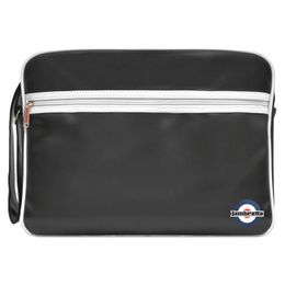 Lambretta - Herren/Damen Unisex Tasche, Retro (Schwarz/Wei&szlig;)
