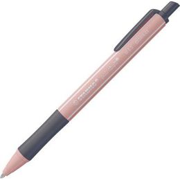 Stabilo&reg; Kugelschreiber pointball NatureCOLORS Wildflower, Strichst&auml;rke 0,5 mm, Schreibfarbe blau, Schaftfarbe pink, nachf&uuml;llbar, 1 St&uuml;ck
