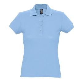 SOLS Womens/Ladies Passion Pique Short Sleeve Polo Shirt (Himmelblau)