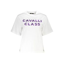 Cavalli Class Bedrucktes Baumwoll-T-Shirt