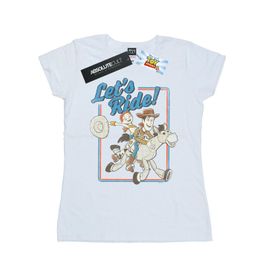 Disney - "Toy Story 4 Let's Ride" T-Shirt f&uuml;r Damen (Wei&szlig;)