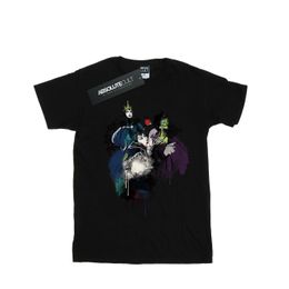 Disney - "Villains Sketch" T-Shirt f&uuml;r Damen (Schwarz)