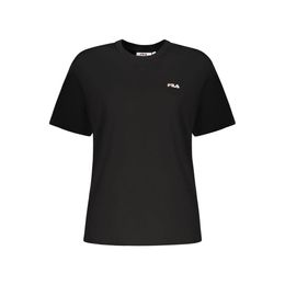 Fila Schwarzes Baumwoll-T-Shirt f&uuml;r Frauen