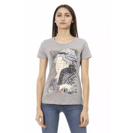 Geisha T-Shirt Kurzarm Grau