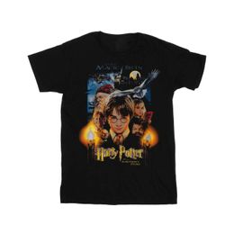 Harry Potter - "The Sorcerer's Stone" T-Shirt f&uuml;r Damen (Schwarz)