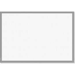 Sigel Schreibunterlage Squared, Format ca. A2, 30 Blatt, kariert, sprachneutral ohne Kalendarium, FSC&reg;-Haftpapier, grau-wei&szlig;