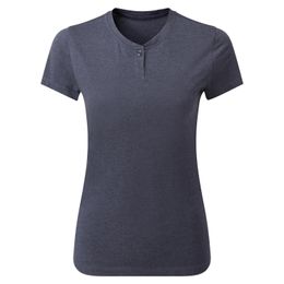 Premier - "Comis" T-Shirt f&uuml;r Damen (Marineblau meliert)