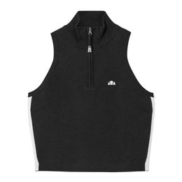 Ellesse - "Surista" Oberteil f&uuml;r Damen, mit kurzem Rei&szlig;verschluss (Schwarz)