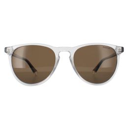 Polaroid Rectangle Unisex Transparent und Havanna Bronze Polarisiert PLD 4152/S