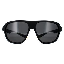 Polaroid Rectangle Unisex Matt Schwarz Gelb Grau Polarisiert PLD 2152/S