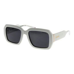 Polaroid Wei&szlig;e Plastiksonnenbrille