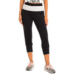 ZUMBA Damen Sportpiratenhose mit elastischer Taille Z1B00253
