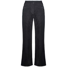 Timberland Breite Bein entspannt Chambray Marineblau Womens Leinenhosen A0597 440