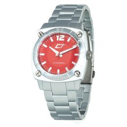 Chronotech Chcc7079m05mac Rote Zifferblatt Uhr