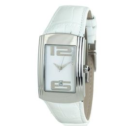 Chronotech Damen Ct7017m06ac wei&szlig;e Lederuhr