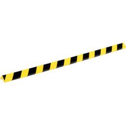 Eckschutzprofil Durable C35, rechteckig, f&uuml;r Innen- & Au&szlig;enbereich, Klebefl&auml;che je Seite 35 mm, L 1000 x B 47 mm, PU-Schaum, gelb/schwarz
