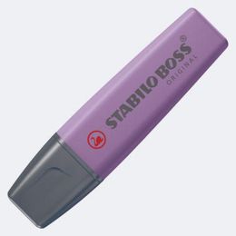 Stabilo&reg; BOSS ORIGINAL Textmarker NatureCOLORS Wildflower, Keilspitze, Strichst&auml;rke 2-5 mm, Schreibfarbe violett, Anti-Dry-Out Technologie, 1 St&uuml;ck