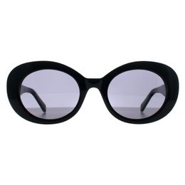 Benetton Oval Womens Schwarz Grau BE5055